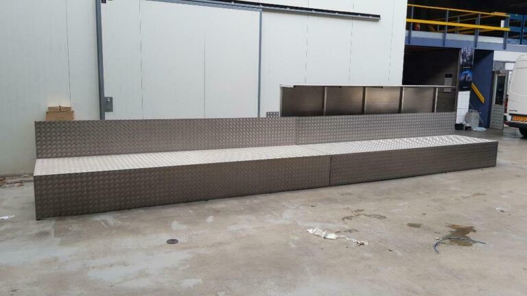 Aluminium winkel showroom display stelling frame