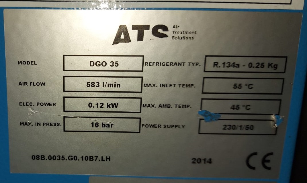 Luchtdroger ATS DGO 35